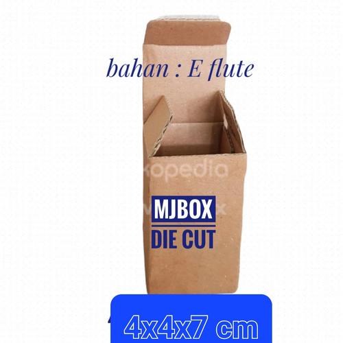 Jual Kardus/karton Box Uk. 4x4x7 cm...model die cut kotak u/ souvenir ...