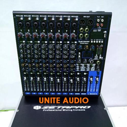 Jual Mixer ZETAPRO Phantom-8 Phantom 8 Channel Soundcard USB PC Recording - Jakarta Barat ...