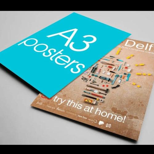 Jual Poster A3+ Cetak Art carton 260 Gram Full Color /Warna Dua Muka (sisi) - A3+, BB (2 Sisi ...