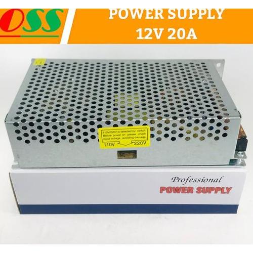 Jual Power Supply 12V 20A Atau Psu 12V 20A Smps Trafo Switching Power ...