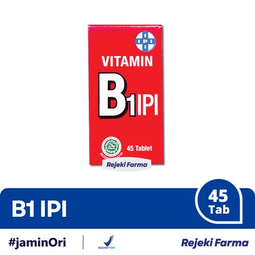 Jual Vitamin B1 IPI isi 45 Tablet / Tab - Vit B 1 B1ipi Botol Box Merah ...