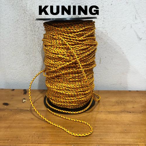 Jual Tali frusik ukuran 2mm harga per 1 merer / Tali Fly sheet - Hitam ...