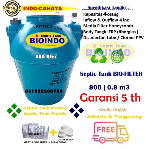 Jual septic tank biofilter, bioindo, biotank, biotech BT 08 800 liter ...