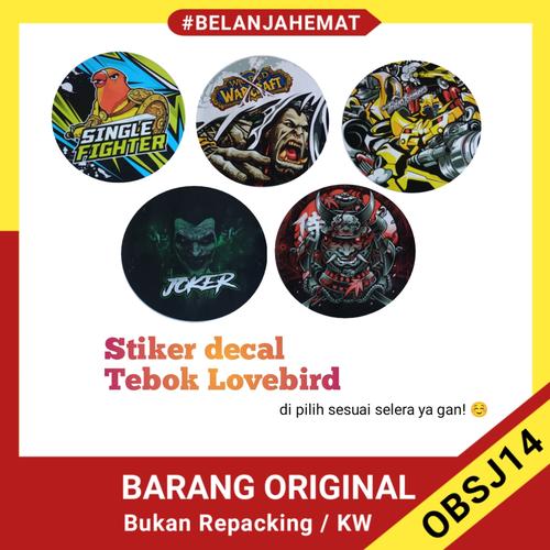 Jual stiker decal tebok lovebird - motif7 - Kota Bekasi - Obsj14 ...