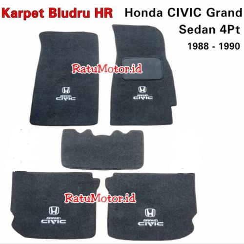 Jual Karpet Mobil Honda CIVIC Grand 1988 4pt / 2pt Bludru Tipe HR ...