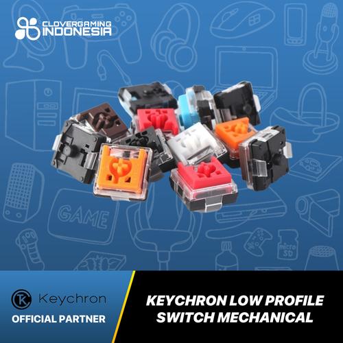 Jual Keychron Low Profile Optical Switch Mechanical Keyboard - Orange ...