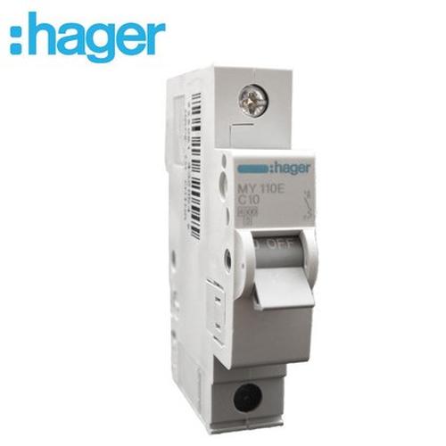 Jual MCB (Miniature Circuit Breaker) HAGER, Type MY, 1 Phase/3 Phase, 4.5kA - 1 Phase/Pole, 6A ...