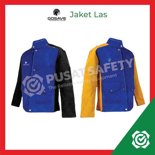Jual Jaket Las Kulit Leather Welding Jacket Safety Gosave - XL ...