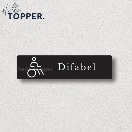 Jual Akrilik Sign Board Label Signage UV Print - Toilet Restroom ...