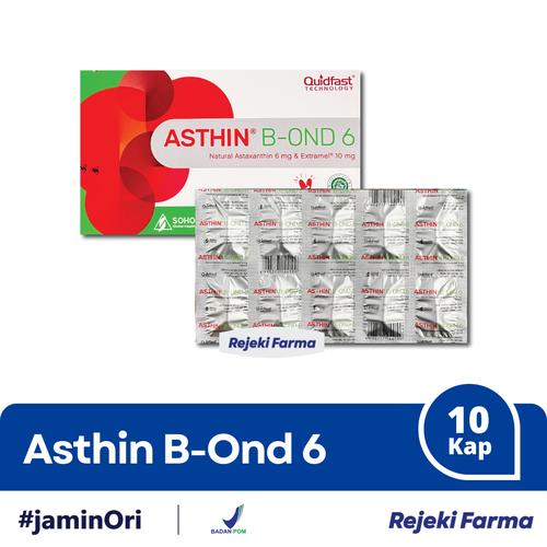 Jual Asthin B-ond 6 Mg 1 Strip isi 10 Kapsul - Astin Bond 6Mg ...