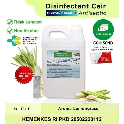 Jual DISINFEKTAN 5 LITER CAIR ANTISEPTIC SAFE N CLEAN GRAB&GOSEND ...