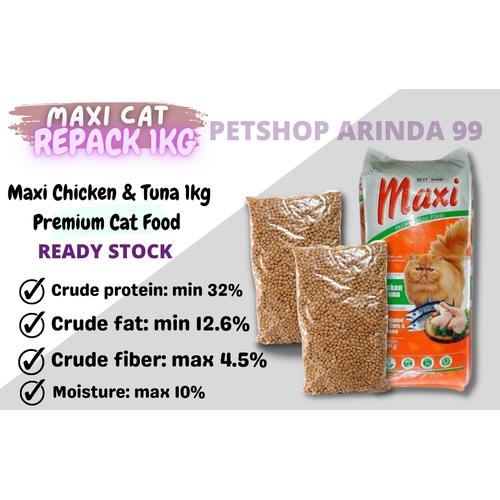 Jual maxi cat repack 1kg - makanan murah maxi cat repack - no jio ...