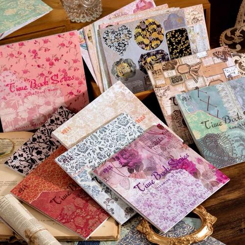 Jual Various Pattern Paper Pack Journaling Scrapbook DIY Deco Paper ...