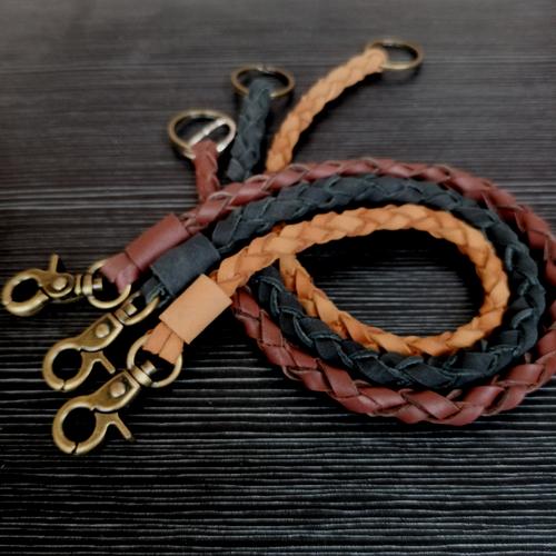 Jual tali panjang dompet kulit asli anyam murah - tan - Kota Bandung ...