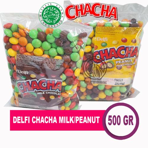 Jual COKELAT DELFI CHACHA MILK - PEANUT - 500 gram - EDISI REPACK DELFI ...