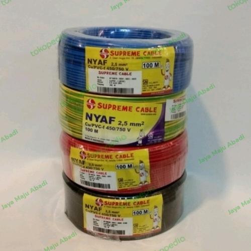 Jual Kabel Supreme NYAF 2.5 mm 100 meter - Jakarta Pusat - JayaMajuAbadi | Tokopedia