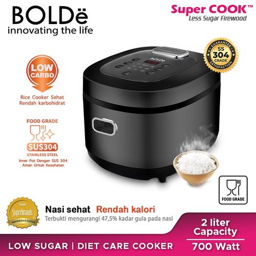 Jual BOLDE RICE COOKER LESS SUGAR / LOW CARBO FIREWOOD KAPASITAS 2LITER ...