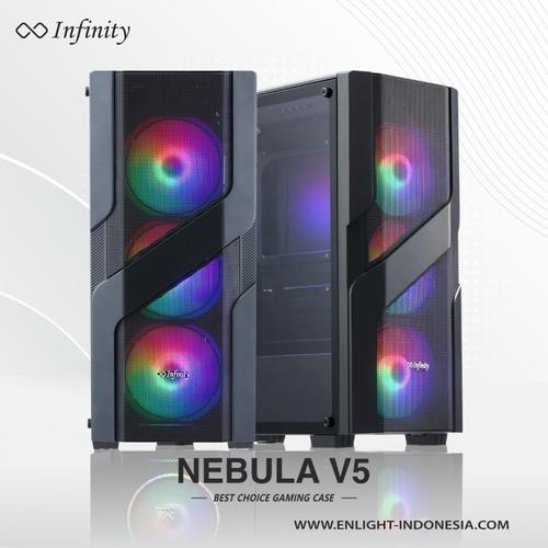 Jual Casing Infinity Nebula v5 - ATX Tempered Gaming Case Infinity ...