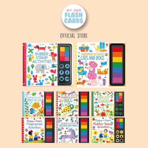 Jual Usborne Fingerprint and Rubber Stamp Activity Book Buku Impor Anak ...