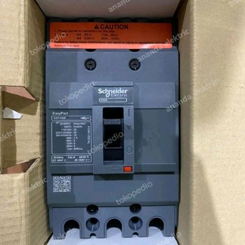Jual Mccb schneider EZC100N 18ka 3P 15A 20A 25A 30A 40A 50A 60A 80A 100A - 100A - Jakarta Pusat ...
