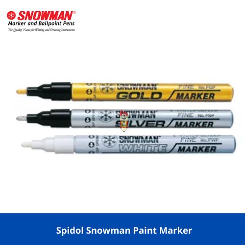 Jual Spidol Snowman Paint Marker Gold , Silver , white - Kota Denpasar ...