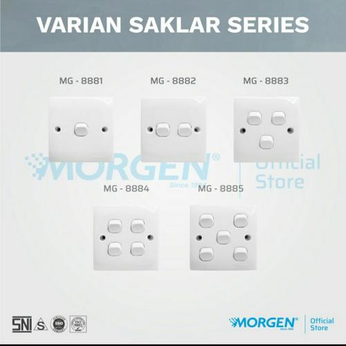 Jual Saklar Clipsal Merk MORGEN SNI - MORGEN MG-8887 - Kota Depok - MS ...