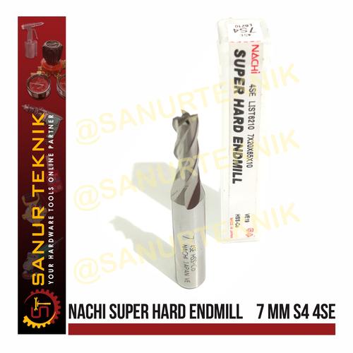 Jual NACHI Super Hard Endmill 4 Flute / Mata Bor Miling 7mm 7 mm S4 4SE - Kota Surabaya - Sanur ...