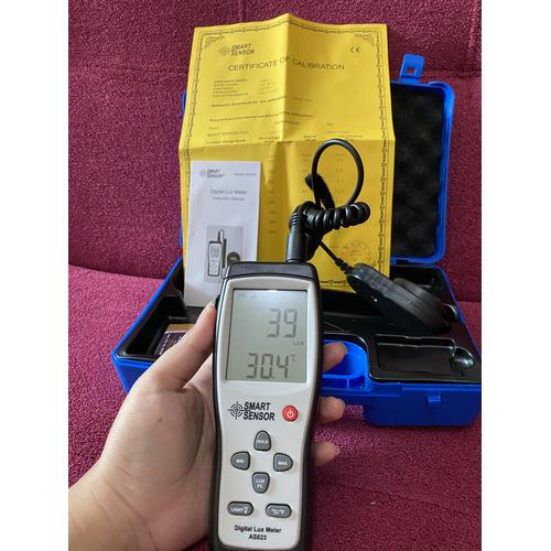 Jual Lux Meter with Certificate Calibration Model AS823 Brand Smart ...