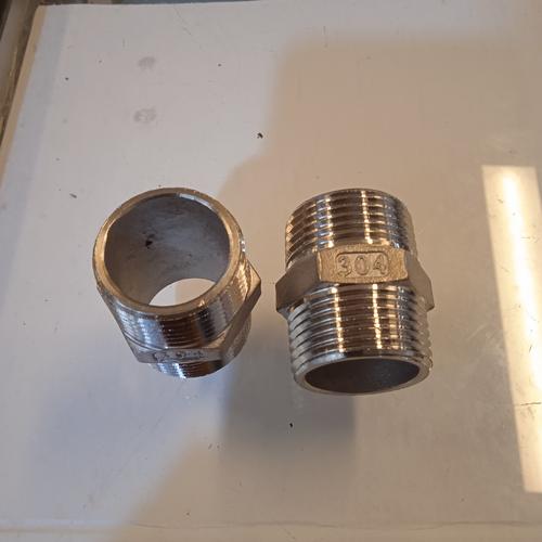 Jual double nepple 3/4" ss304 socket drat luar stainless steel ...