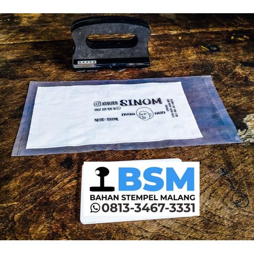 Jual Jual Stempel Plastik Kemasan Sinom Stempel Cap Logo Usaha - Kota ...