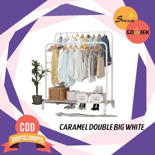 Jual SHENAR BIG DOUBLE STAND HANGER/GANTUNGAN BAJU DOUBLE /LEMARI ...