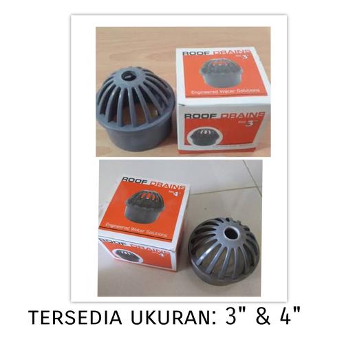 Jual Roof drain Saringan Talang Roof Drains 3" inch 4" inch pvc - 3 ...