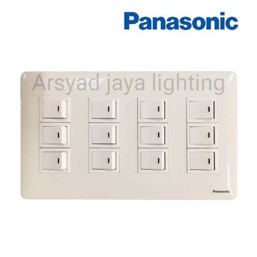 Jual Grid switch saklar 12 gang panasonic full color - Non inbodus ...