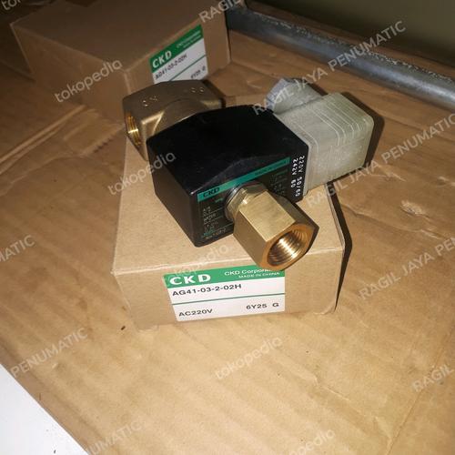 Jual SOLENOID VALVE CKD AG41-03-2-02H AC220V 3WAY - Jakarta Barat - RAGIL JAYA PENUMATIC | Tokopedia