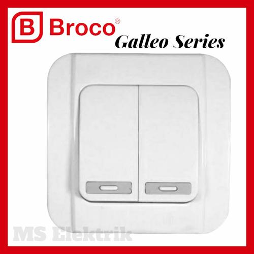 Jual Saklar Seri Broco Galleo G162/Double Switch - Kota Depok - MS ...