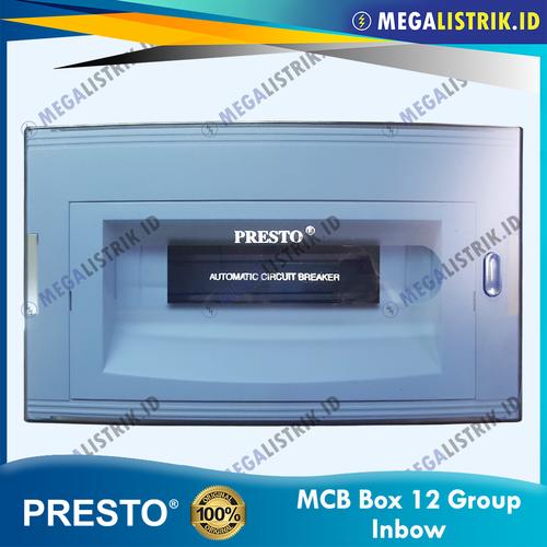 Jual Heles Presto Fuse Box MCB 12 Group Inbow / Rumah MCB Isi 12 Grup ...