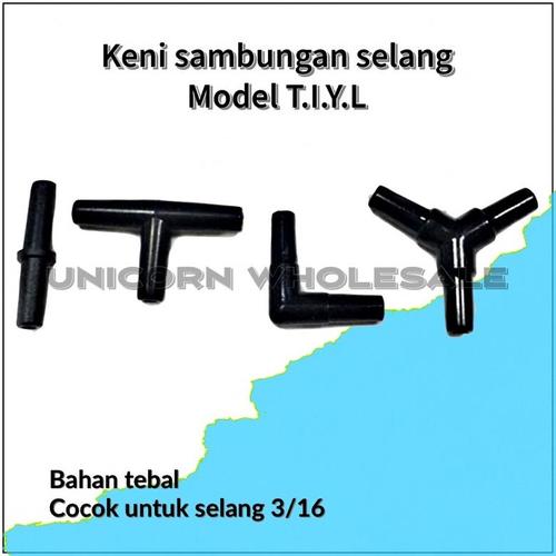 Jual KENI SAMBUNGAN SELANG AERATOR AERASI GELEMBUNG AQUARIUM AQUASCAPE ...