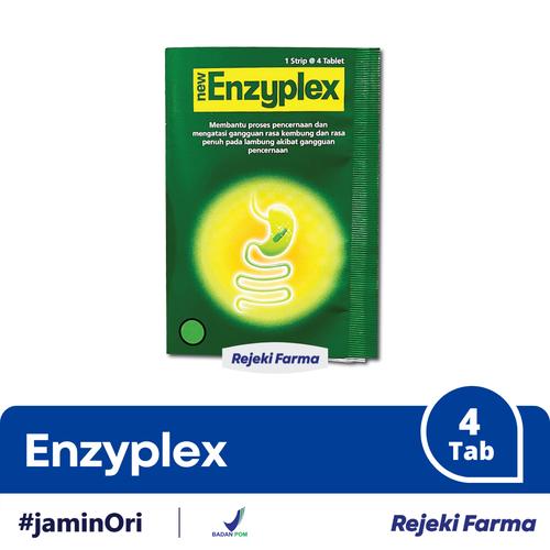 Jual New Enzyplex Per 1 Strip 4 Tablet Enzyplek Enziplex Enziplek ...