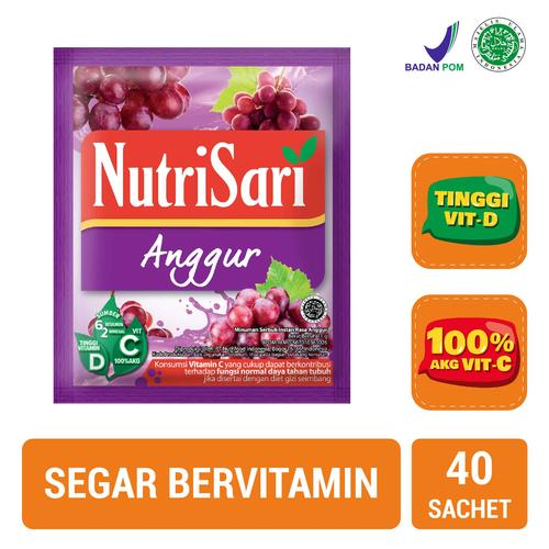 Promo NutriSari Anggur (40 Sch) - Minuman Buah Vitamin C Vitamin D ...