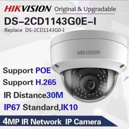 Jual IP CAMERA INDOOR 4MP HIKVISION DS-2CD1143GOE-I H.265 EXIR POE - Jakarta Barat - Cctvlengkap ...