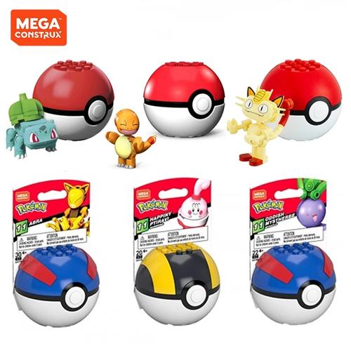 Jual Pokemon Mega Construx Poke Ball Bricks Authentic Mattel - Happiny ...