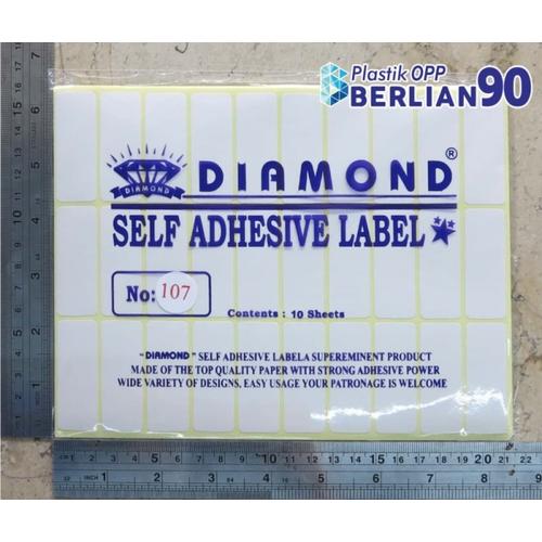 Jual Label Nama 107 Diamond - Kota Bandung - Kemasan Berlian 90 | Tokopedia