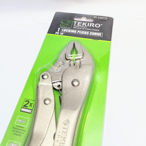 Jual TEKIRO Tang Buaya Bengkok 10 Inch Vice Grip Locking Pliers Tang ...