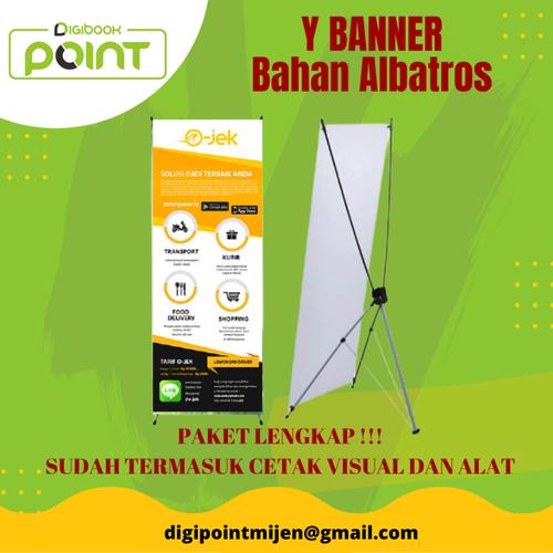 Jual PAKET Y BANNER BAHAN ALBATROS HIGH RESOLUTION UK 60 x 160 cm ...