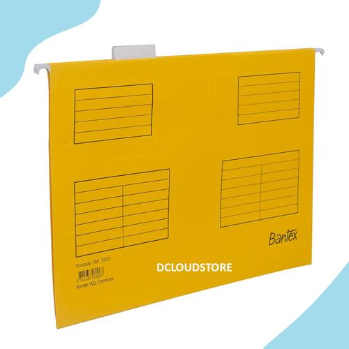 Jual Map Gantung F4 Folio Suspension File Bantex 3470 YELLOW KUNING per ...