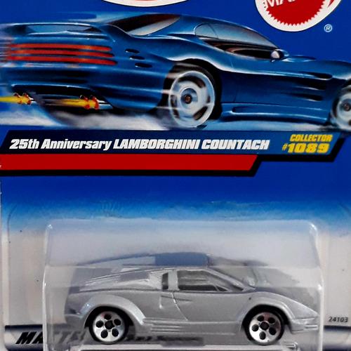 Jual Hot Wheels 25th Anniversary LAMBORGHINI COUNTACH [ silver ] - tx.3 ...