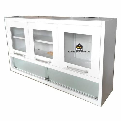 Jual Kitchen set besi 3 pintu Lemari dapur atas rak dapur Besi ...
