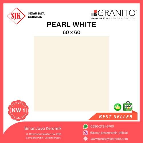 Jual Granito Salsa Pearl White Granit Granito Pearl White 60x60 KW1 ...