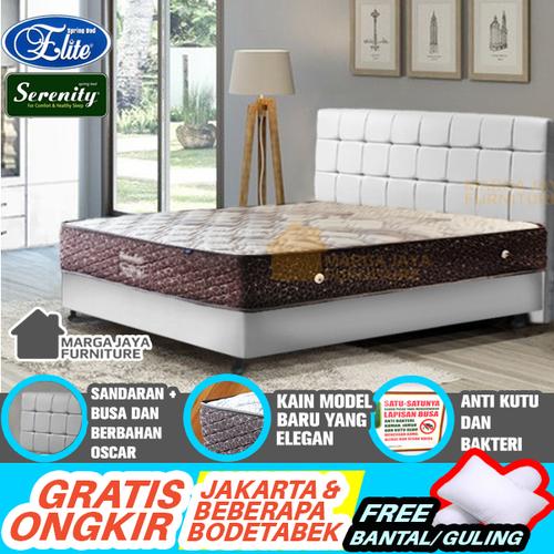 Promo Kasur Spring bed ELITE SERENITY superior superstar set divan ...