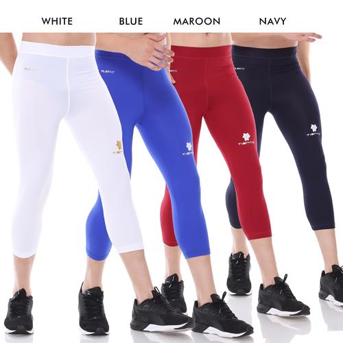 Promo Tiento Baselayer Celana Ketat Legging Leging 3/4 Pants Black ...